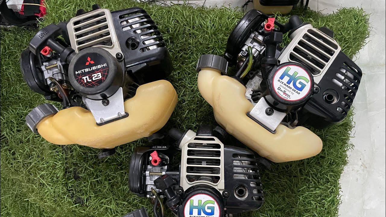 Đầu Máy Mitsubishi TL20 TL23 Nhật Mới 100%. Hàng Chưa Đổ Xăng Chạy Phù ...