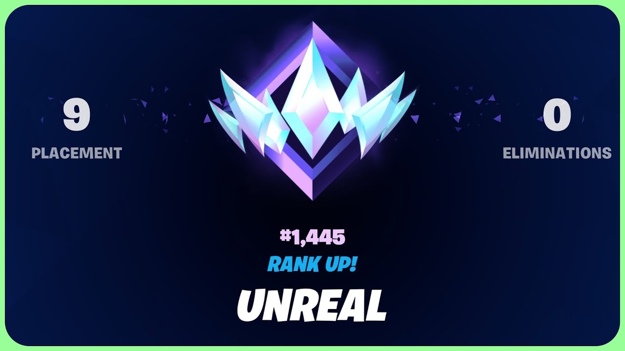 How I Got Unreal Rank Without Playing Fortnite YouTube