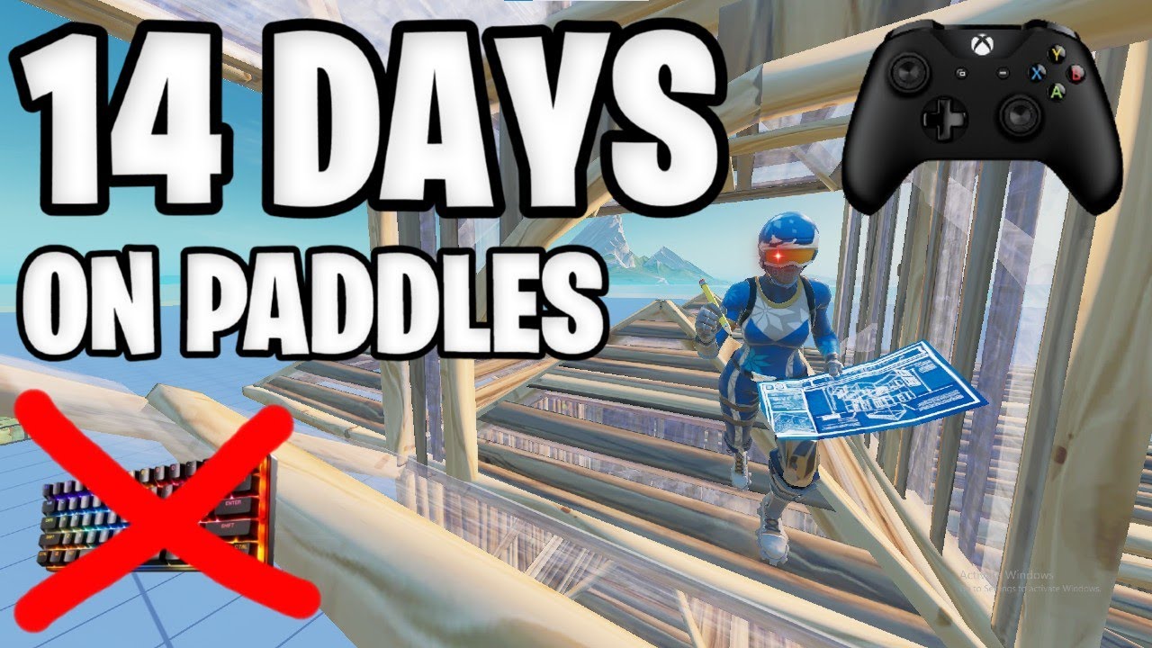 2 Week Fortnite Keyboard and Mouse to Controller + Paddles PROGRESSION ...