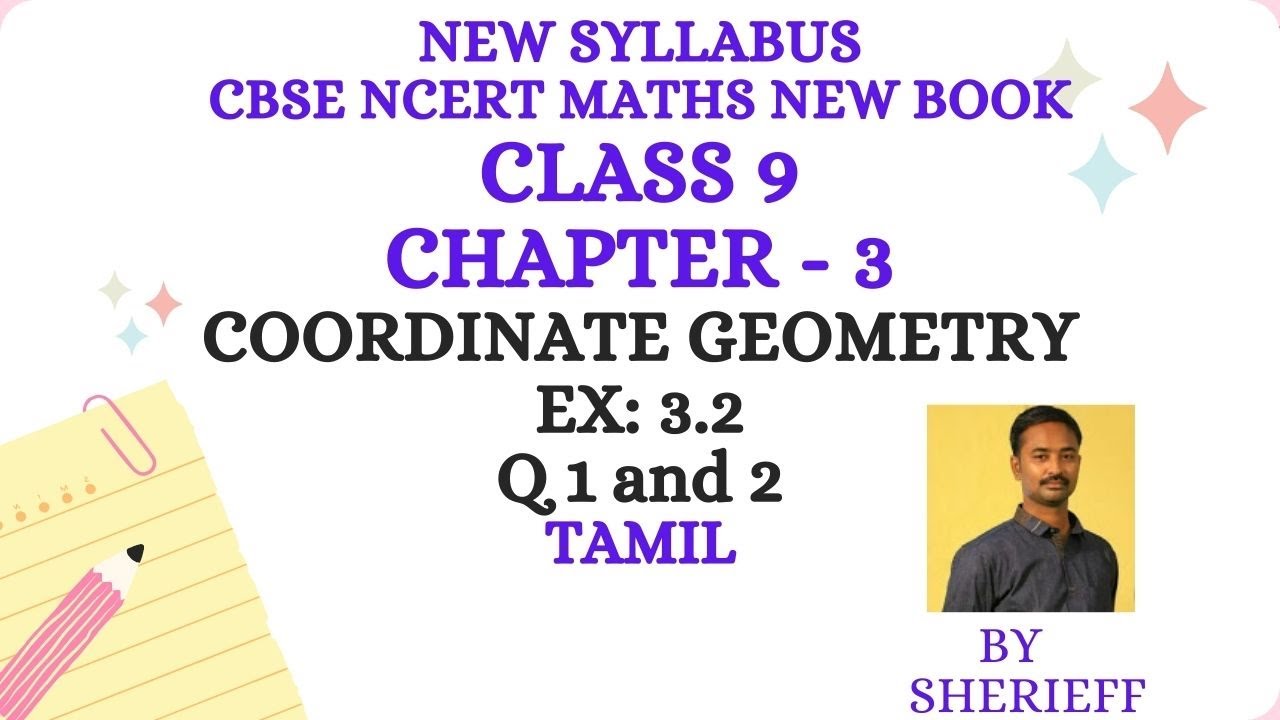 CLASS 9 MATHS CHAPTER 3 EX 3.2 Q1 and 2 COORDINATE GEOMETRY CBSE NCERT ...