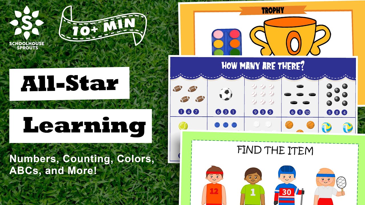 All-Star Learning: Numbers, Counting, and Sports Fun! | Learn & Grow ...