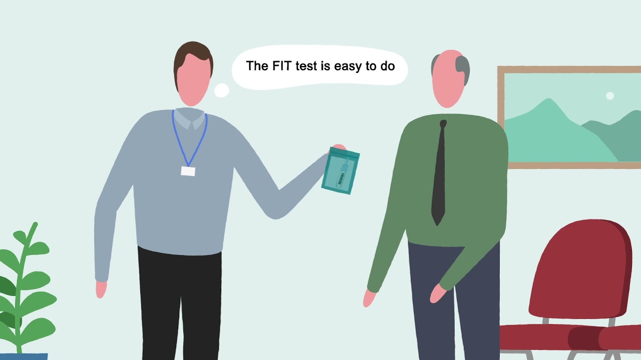 Completing a FIT test from your GP (non-screening) - YouTube
