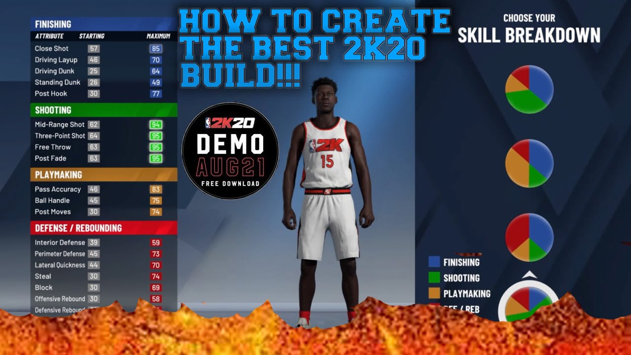 HOW TO MAKE THE BEST BUILD IN THE NBA 2K20 DEMO!!! - YouTube