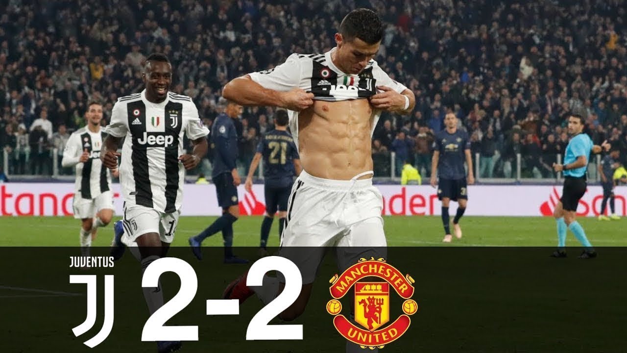 Juventus vs Manchester United 2-2 All Goals & Highlights | English ...