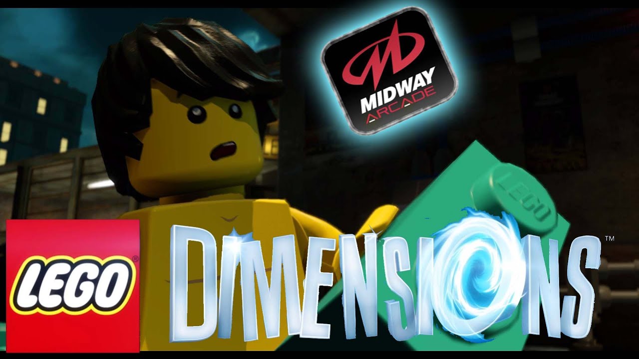 Lego Dimensions Midway Arcade World playthrough with the kids #2 - YouTube