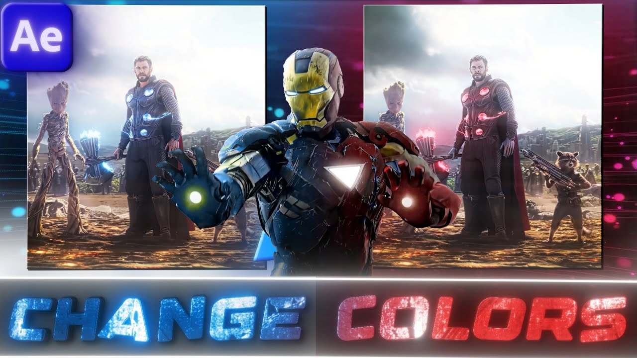 Change colors of any object in After Effects - Tutorial - YouTube