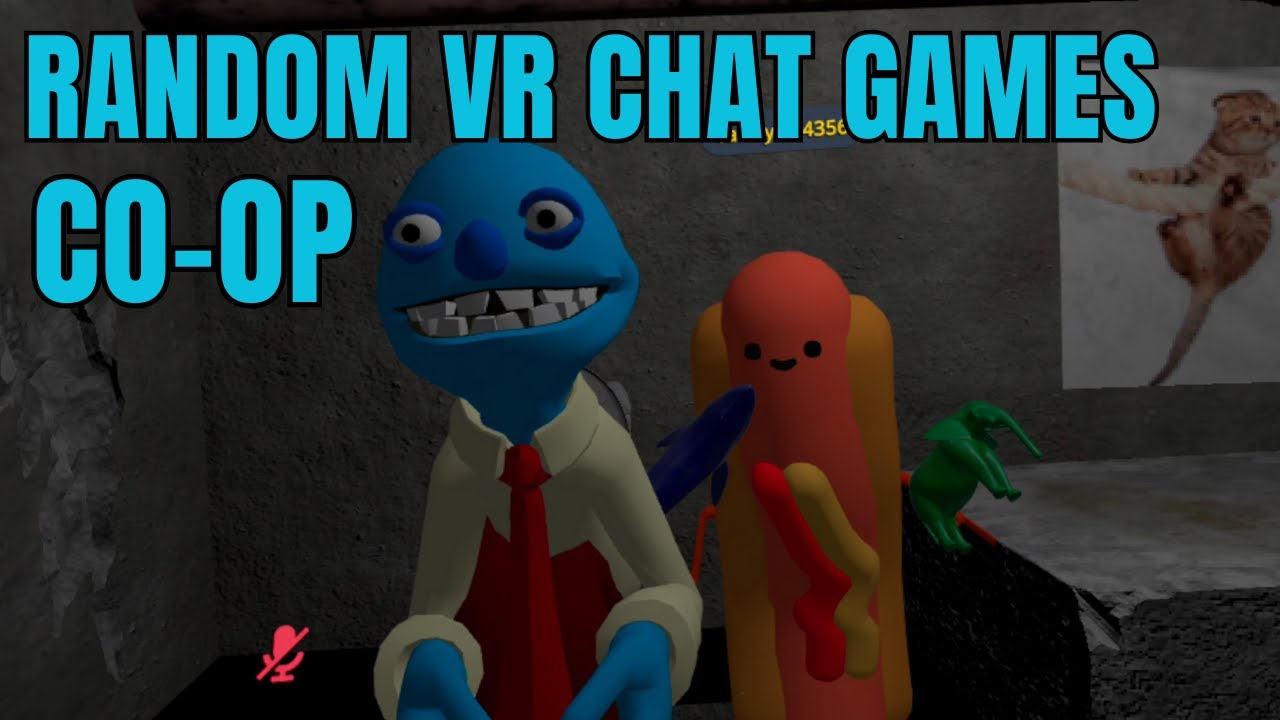 Playing Random Games on VR Chat CO-OP - YouTube