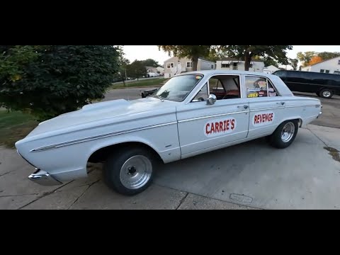 Meet "Carrie" 1966 Plymouth Valiant Drag Car. - YouTube