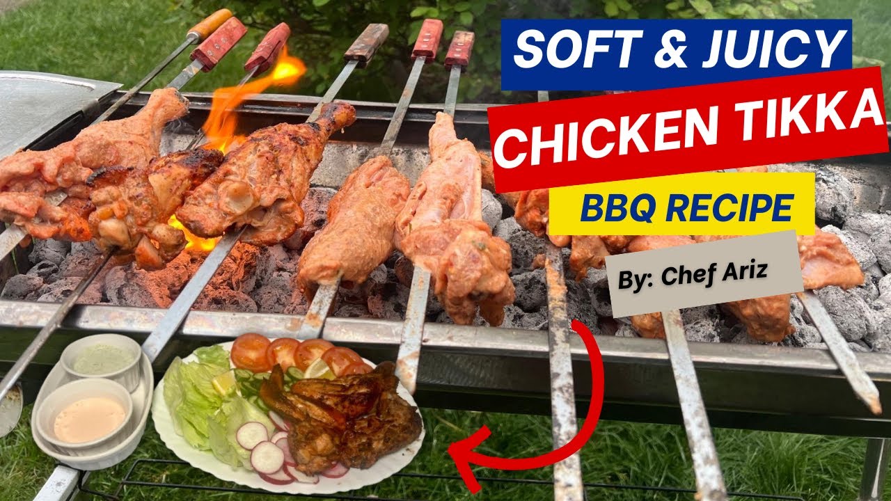 Soft And Juicy Chicken Tikka BBQ Recipe | Restaurant Style Chicken ...