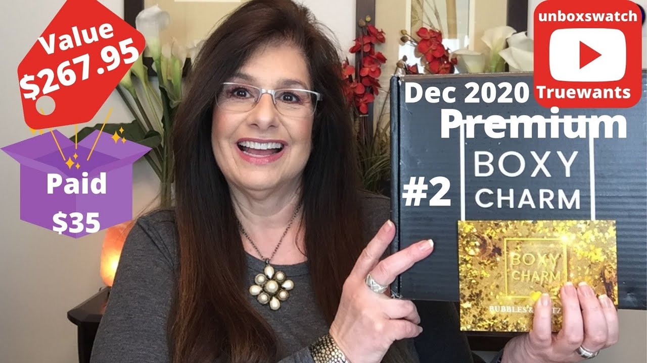 Boxycharm Premium December 2020 My 2nd Box! Value $267.95 Monthly ...