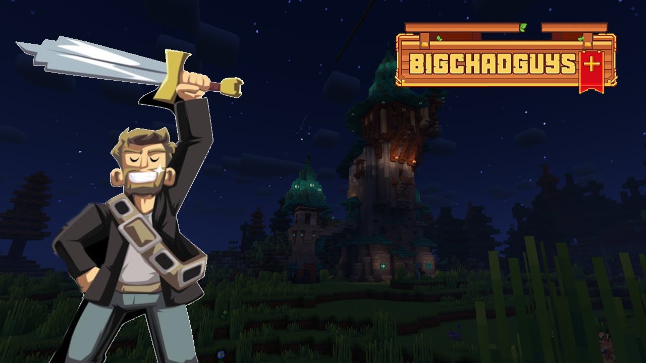PROGRESS AND PAIN | Big Chad Guys+ Minecraft - YouTube