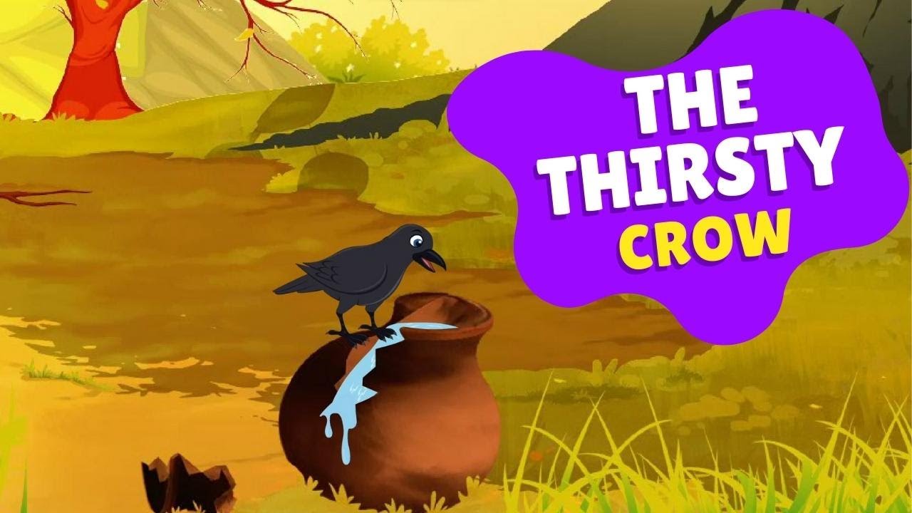 The Thirsty Crow l Kiddo Cartoon English - YouTube