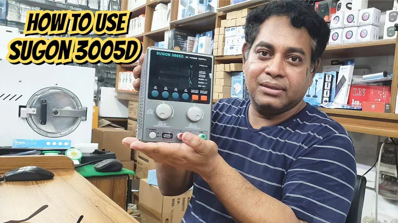 30V-5A SUGON 3005D DC Power Supply With ShortKiller Machine - YouTube