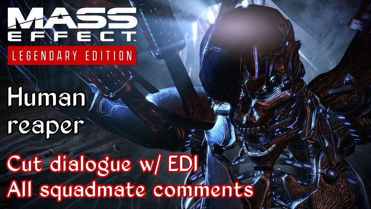 Mass Effect 2 - Discovering the human reaper - Cut dialogue - YouTube