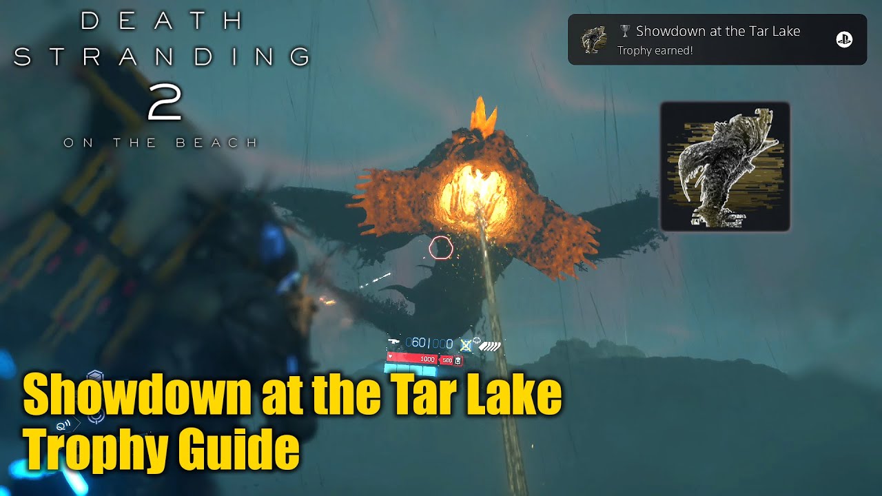Death Stranding 2 • Showdown at the Tar Lake Trophy Guide (Defeat the ...