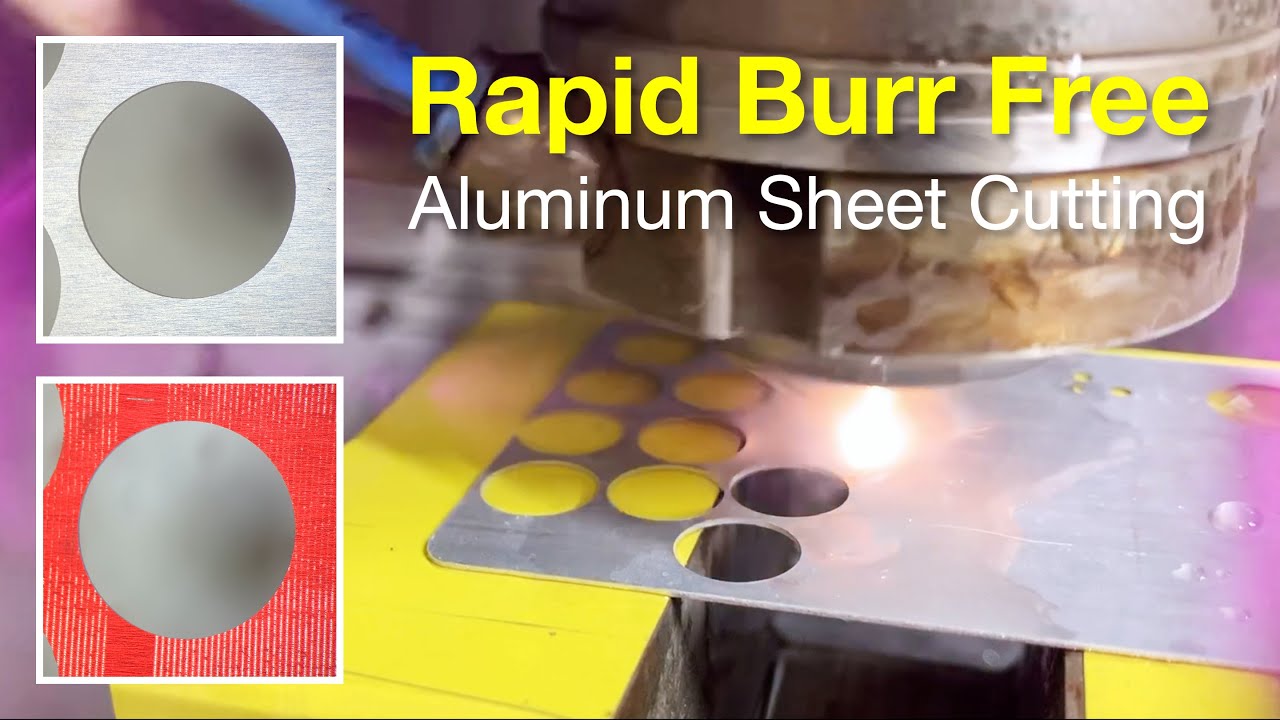 Rapid Burr Free Aluminum Sheet Metal Cutting / Gratfreies Aluminium ...
