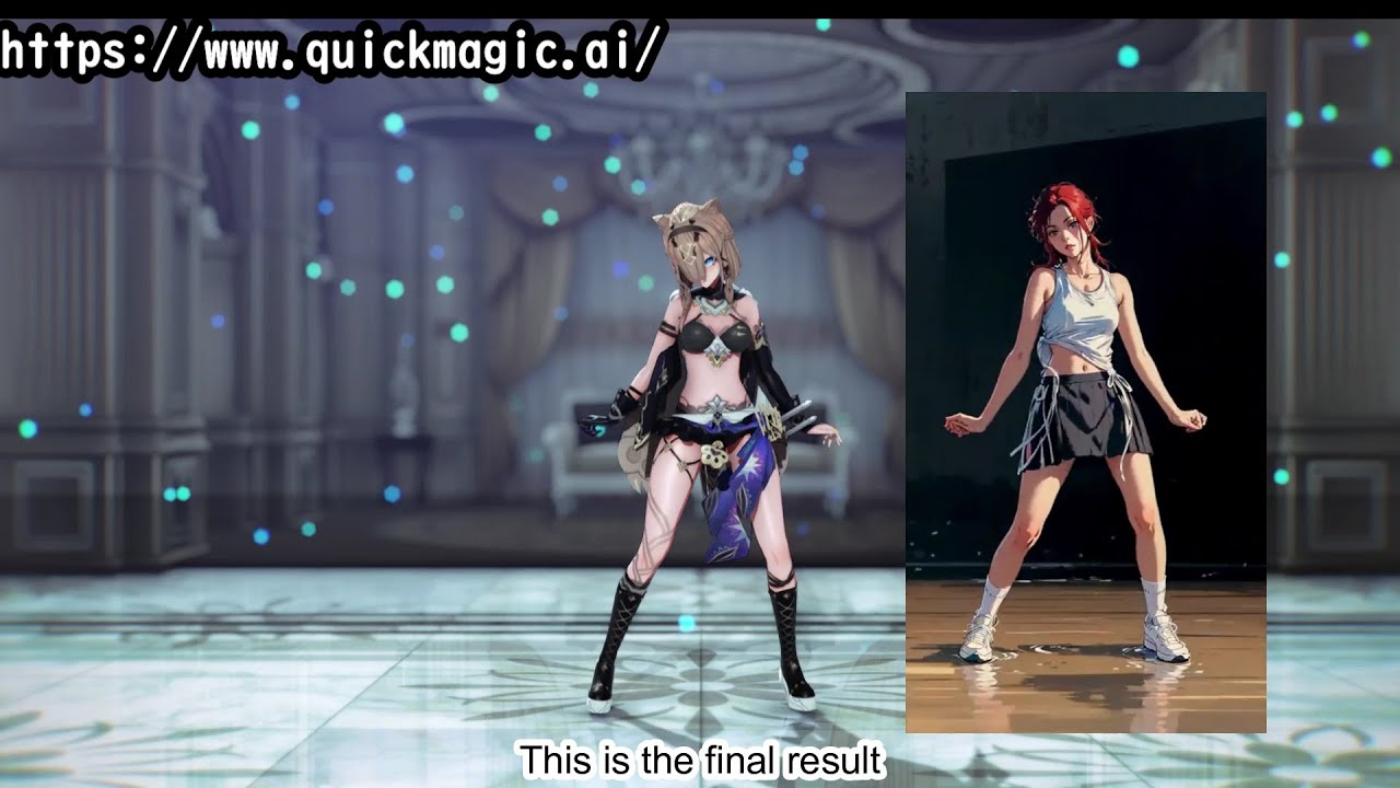 How to create a MMD motion from AI tool "Quick Magic Mocap" - YouTube