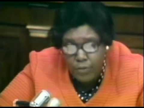 Barbara Jordan Statement on the Impeachment of Richard Nixon - YouTube