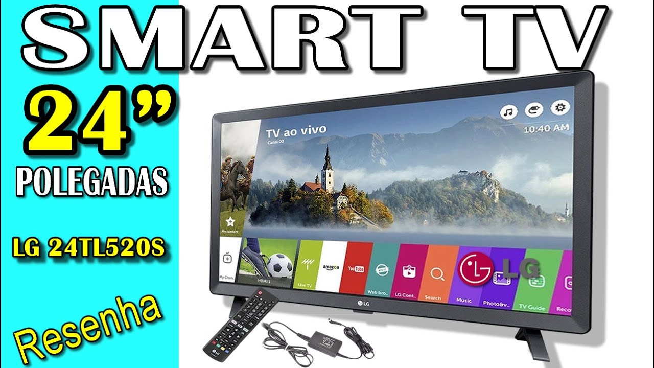 SMART TV LG 24TL520S | TV DE 24 POLEGADAS | SMART TV MONITOR LG 24" LED ...