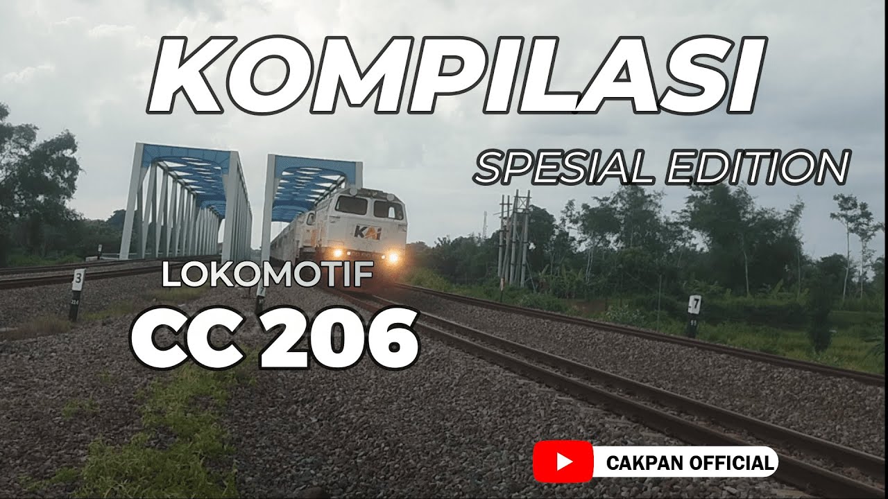 KARNAVAL LOKOMOTIF KERETA API CC 206 SPESIAL ARGO SEMERU - YouTube