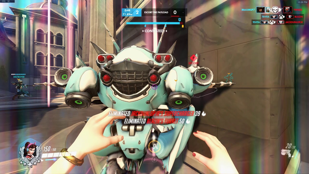 New Dva gameplay, silver rank - YouTube