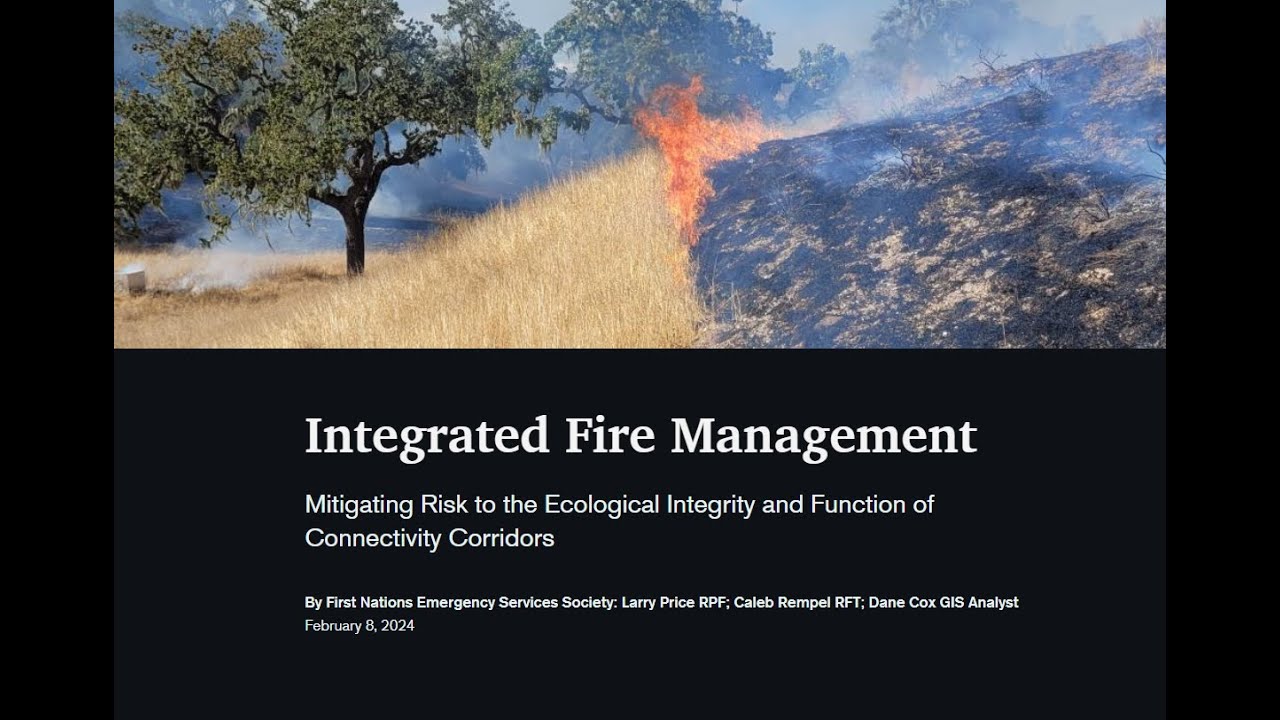 Larry Price: Integrated Fire Management Planning, ecological integrity ...