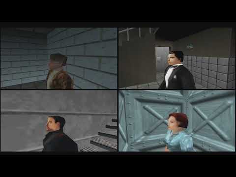 GoldenEye 007 (Nintendo 64): 4 Players - First to 10 | Online Matches with Friends [Parsec]