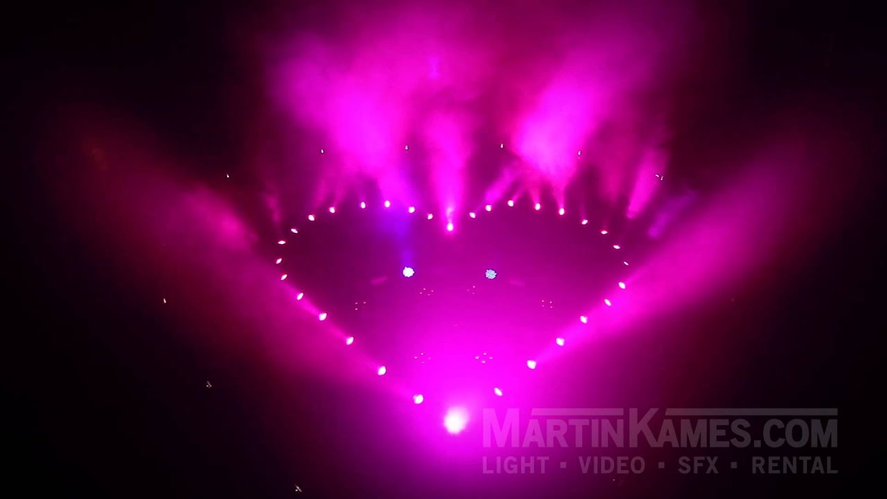 Muse: Hysteria - MartinKames.com Lightshow - YouTube