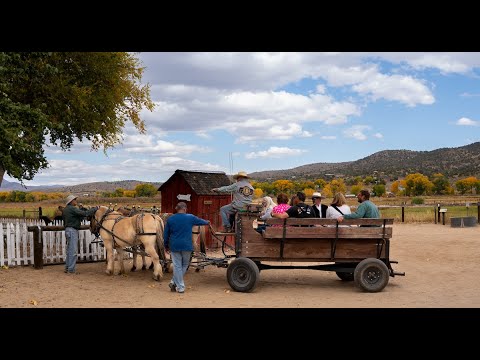Fall Wagon Rides at Silver Saddle Ranch - YouTube