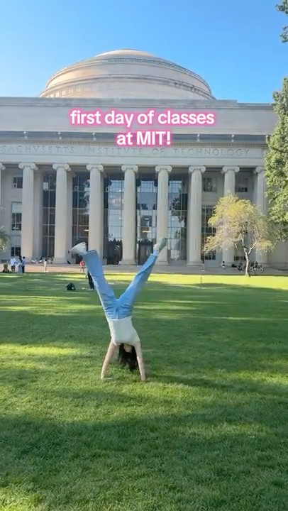 a new year at MIT 🦫 #mit #firstdayofschool #college #school #class # ...