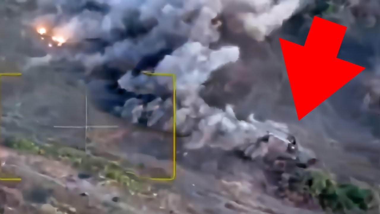 Tank Drives Over 8 Mines But Explode After FPV Drone Strike - YouTube