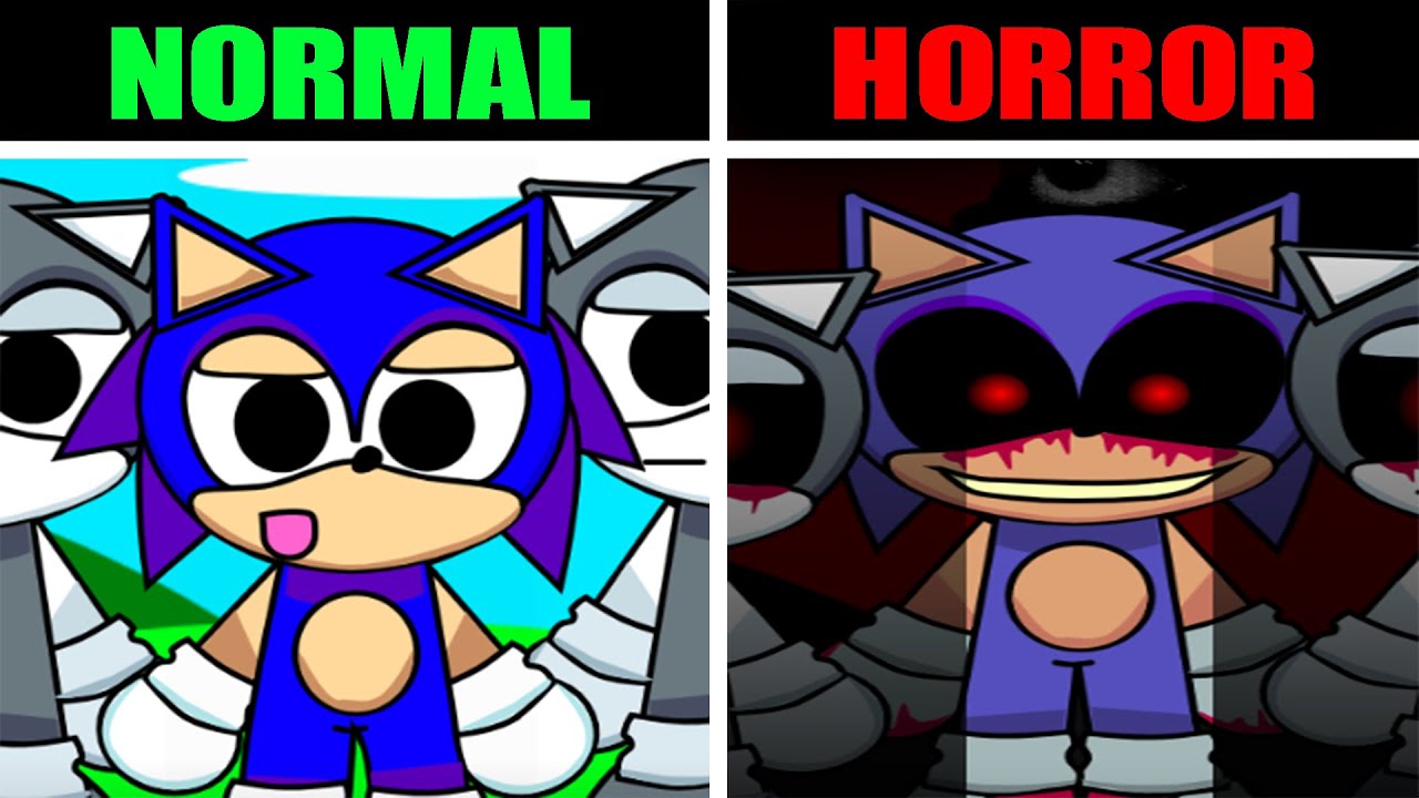 Incredibox - Sprunki Sonic Mod - Normal Vs Horror Version - New Mod ...