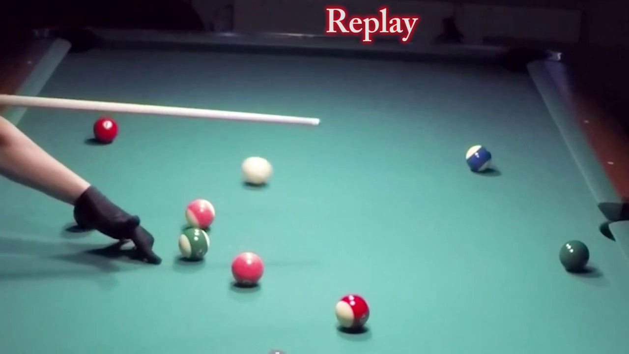 Best pool shots #8 slow motion replays - YouTube