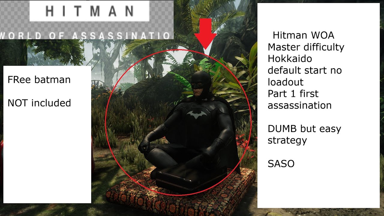 Hitman WOA Yuki yamazaki ONLY goofy master difficulty SASO SUPER MEGA ...