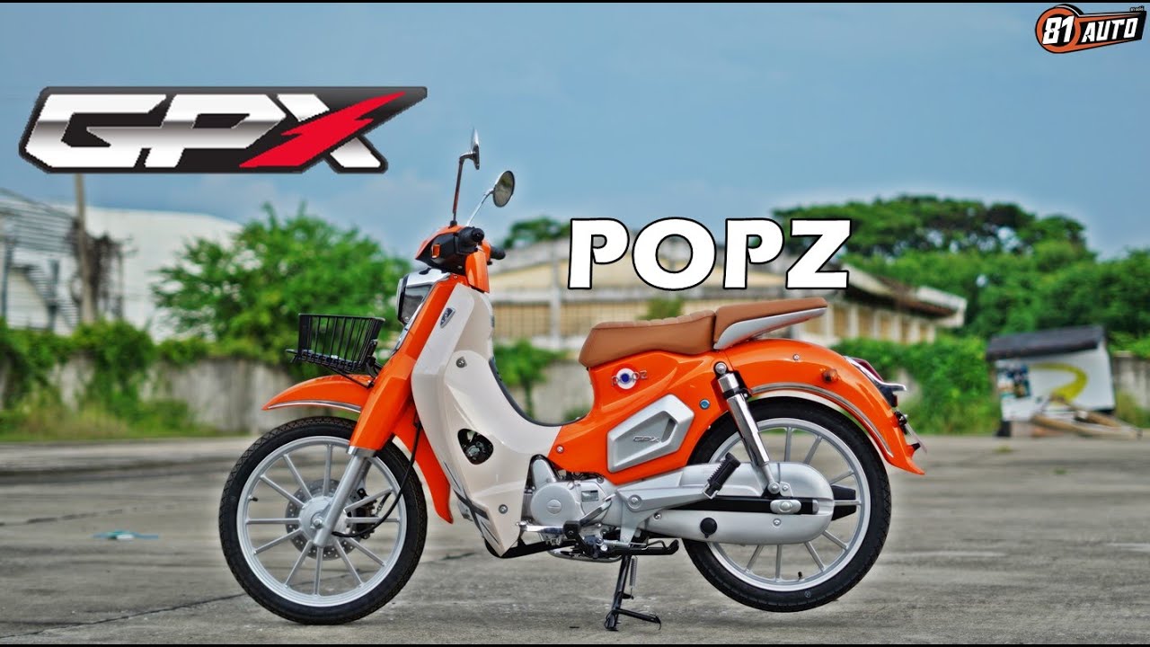 New GPX POPZ 110CC (สีส้ม) 2021 (Walk around 4K) : 81Auto - YouTube