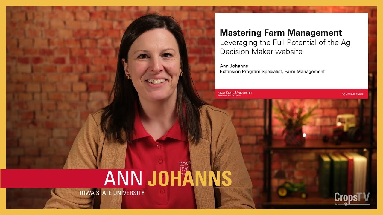 Mastering farm management: Leveraging the full potential of the Ag Decision Maker website - YouTube