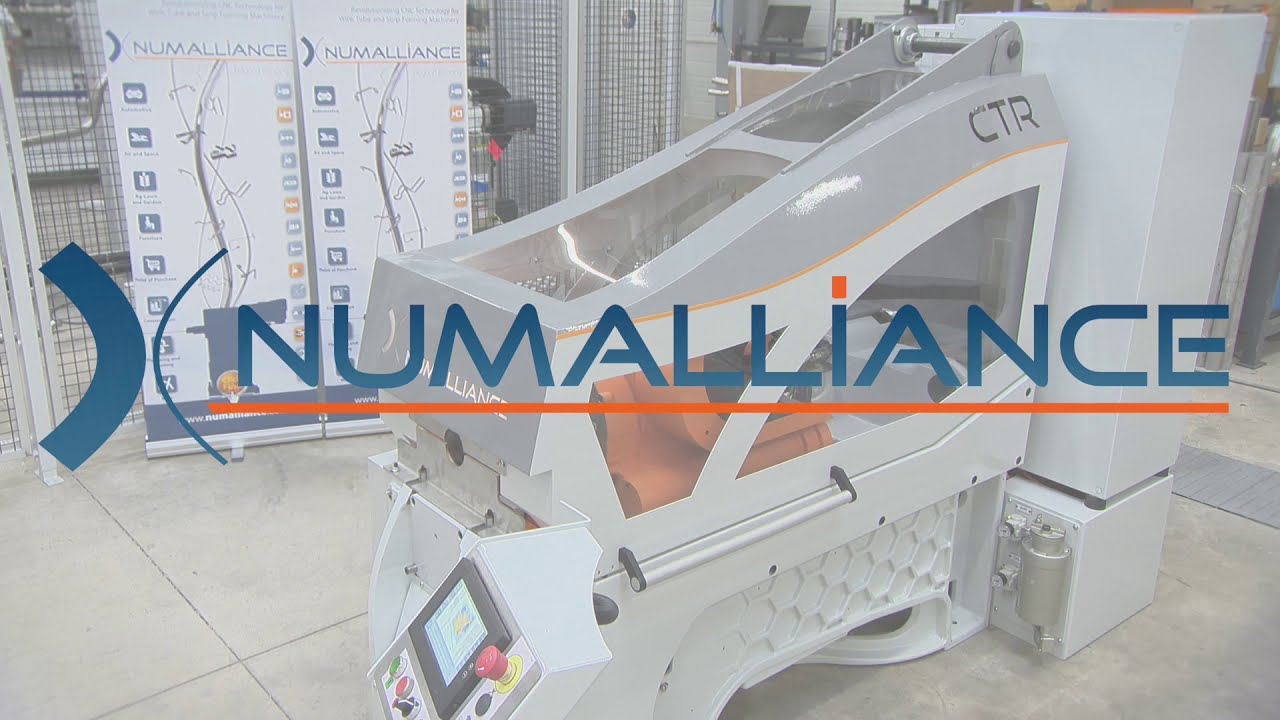 New CTRe tube cutting machine - NUMALLIANCE - YouTube