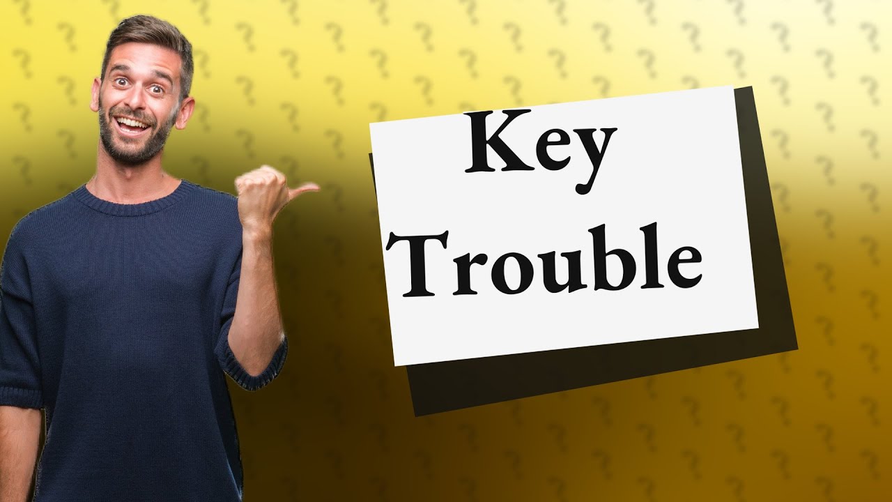 Can a bad key cause a car to not start? - YouTube