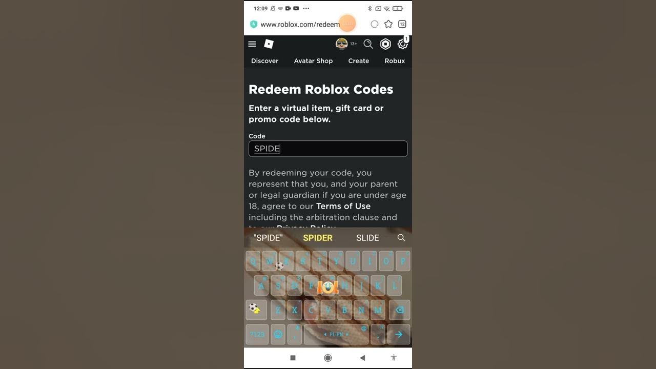 jak wpisać kody do Redeem Roblox Codes na telefonie #1 - YouTube