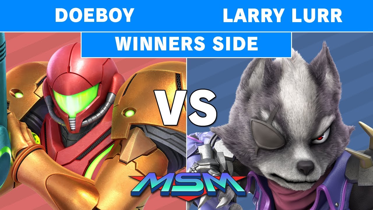 MSM 227 - Doeboy (Samus) Vs Larry Lurr (Wolf) Winners Pools - Smash ...