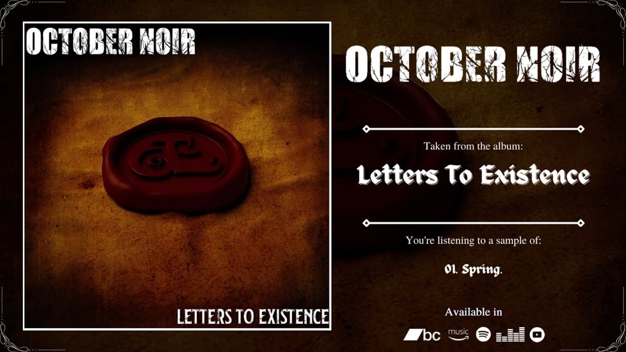 OCTOBER NOIR - Letters To Existence | 2023 | Album Teaser | - YouTube