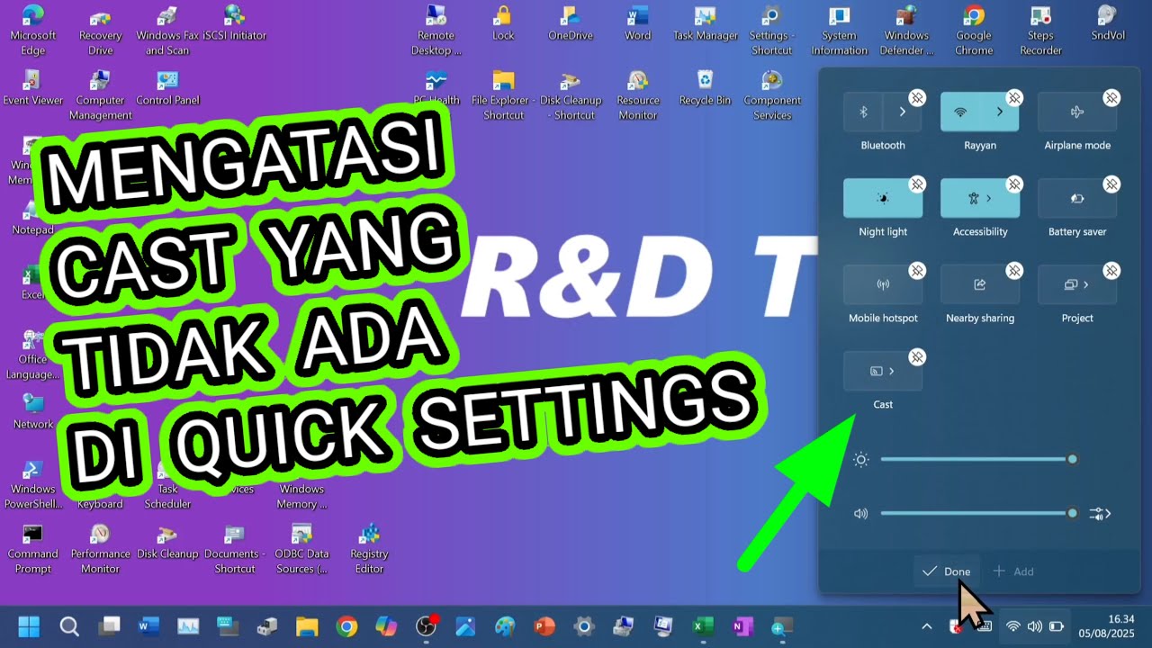 Solusi Atau Cara Mengatasi Tombol Cast Yang Tidak Muncul di Quick ...