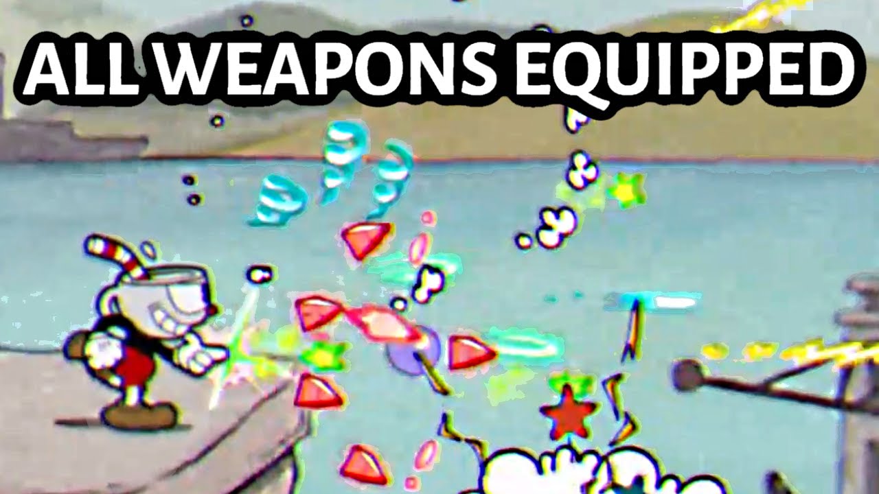 What If You Equip All Weapons At The Same Time? (Cuphead DLC) - YouTube