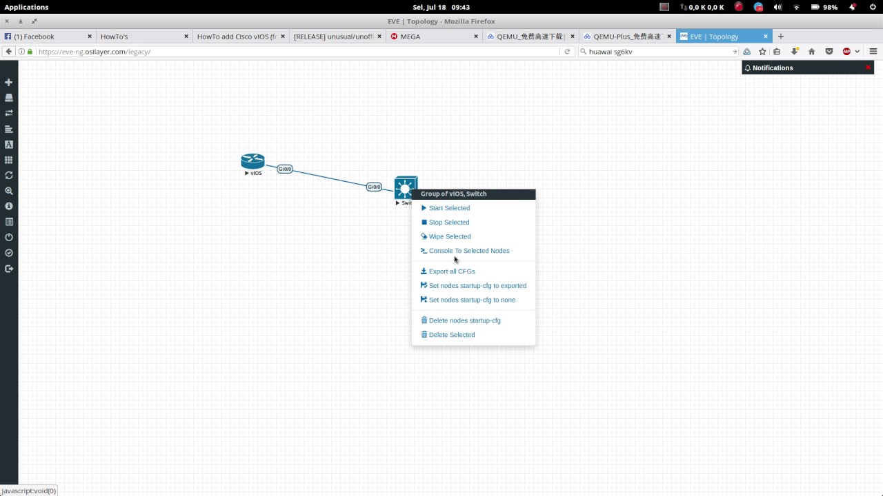 Install Cisco vIOS in Eve-NG - YouTube