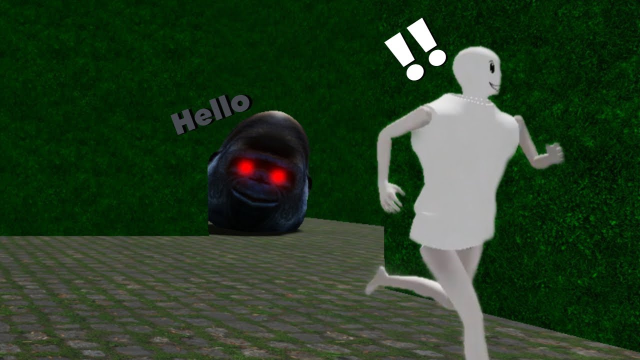 ROBLOX : Escape Animal Head หนีหัวกอลีล่า 😱🦍🦍 - YouTube