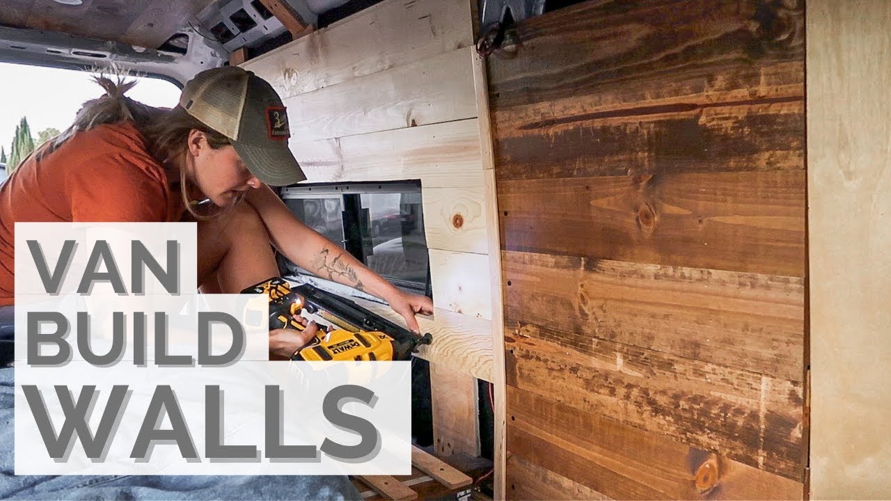 DIY Van Conversion WALLS | Framing & Door Panels - YouTube