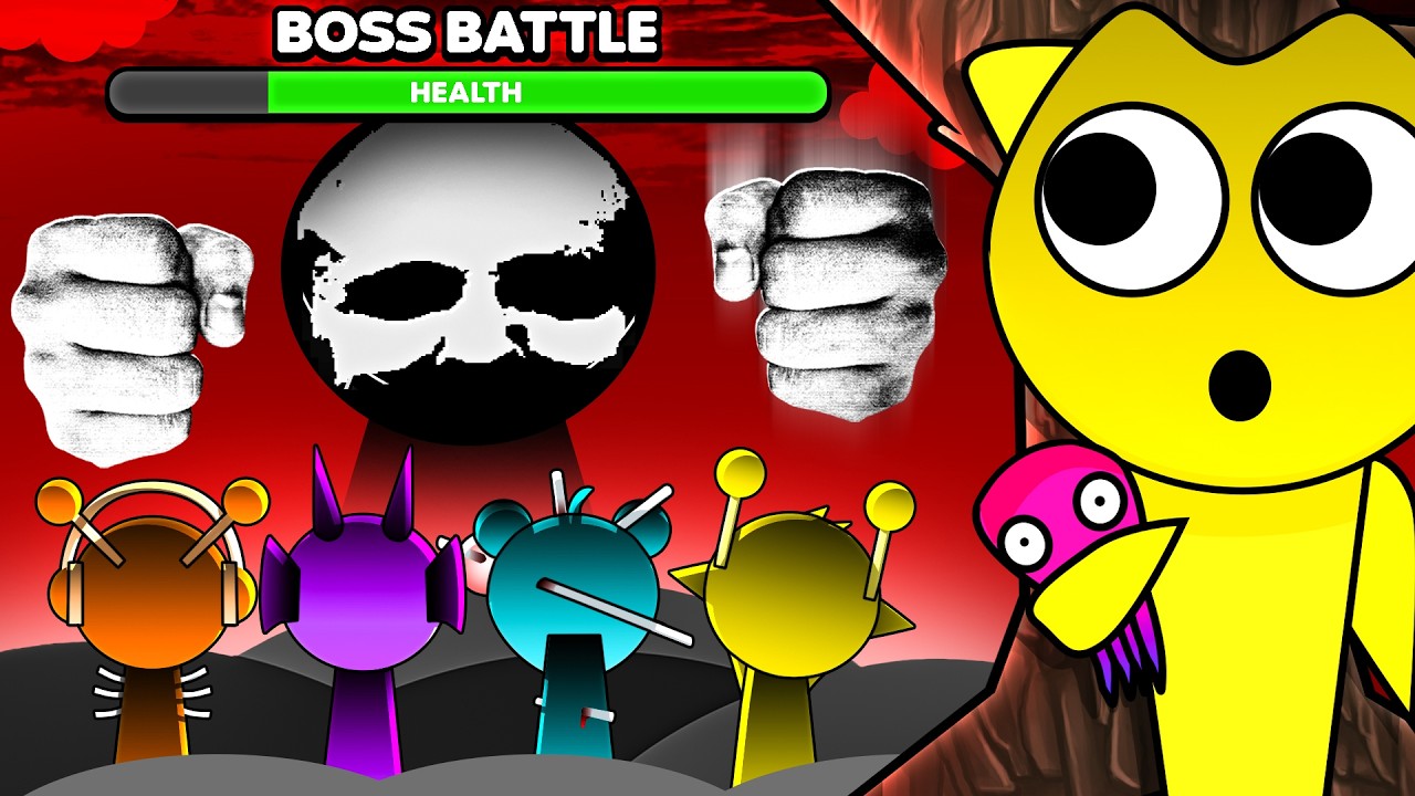 THE SPRUNKI BOSS BATTLE.. - YouTube
