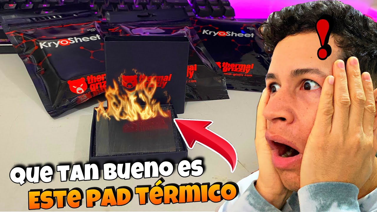 Pongo a prueba este pad TÉRMICO para CPU Kryosheet de thermal grizzly ...
