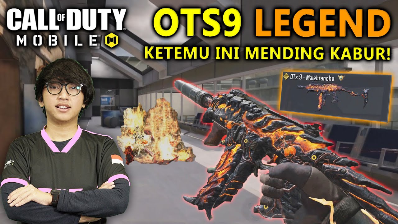 KETEMU RUSHER PAKE SMG INI MENDING KABUR! Review Skin LEGENDARY OTs 9 MALEBRANCHE - CODM ...