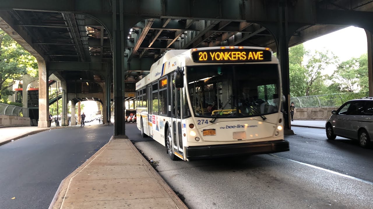Bee Line Bus: 2009 NABI 40-LFW HEV #274 on the 20 at Jerome Avenue and ...
